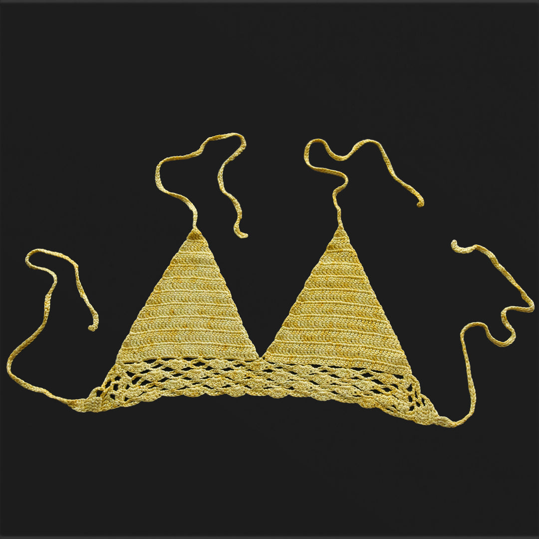 DAHER label | Crochet Triangle Halter
